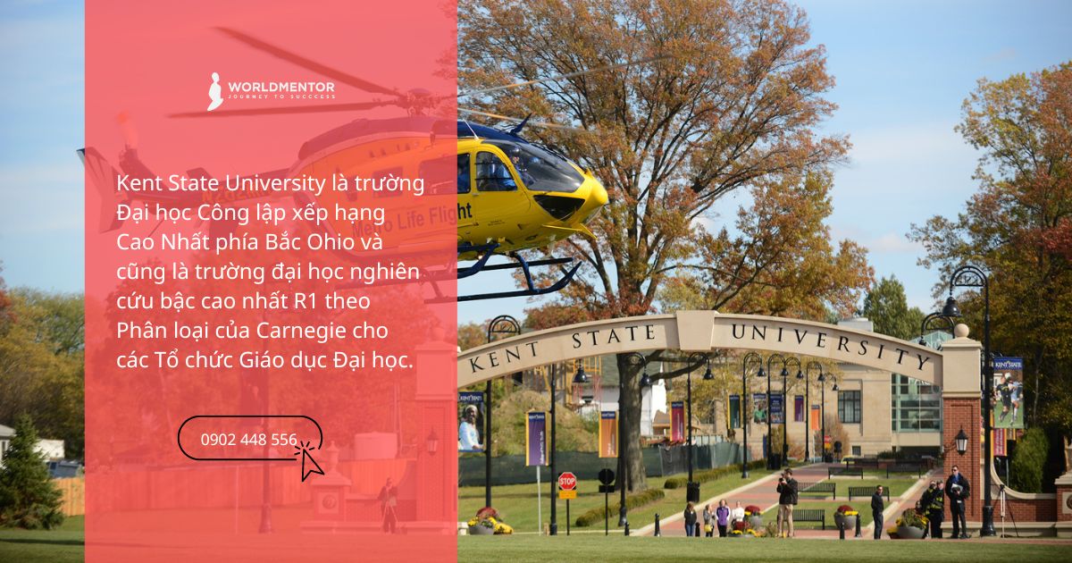 Kent State University - Du học Mỹ trường công lập hàng đầu Ohio